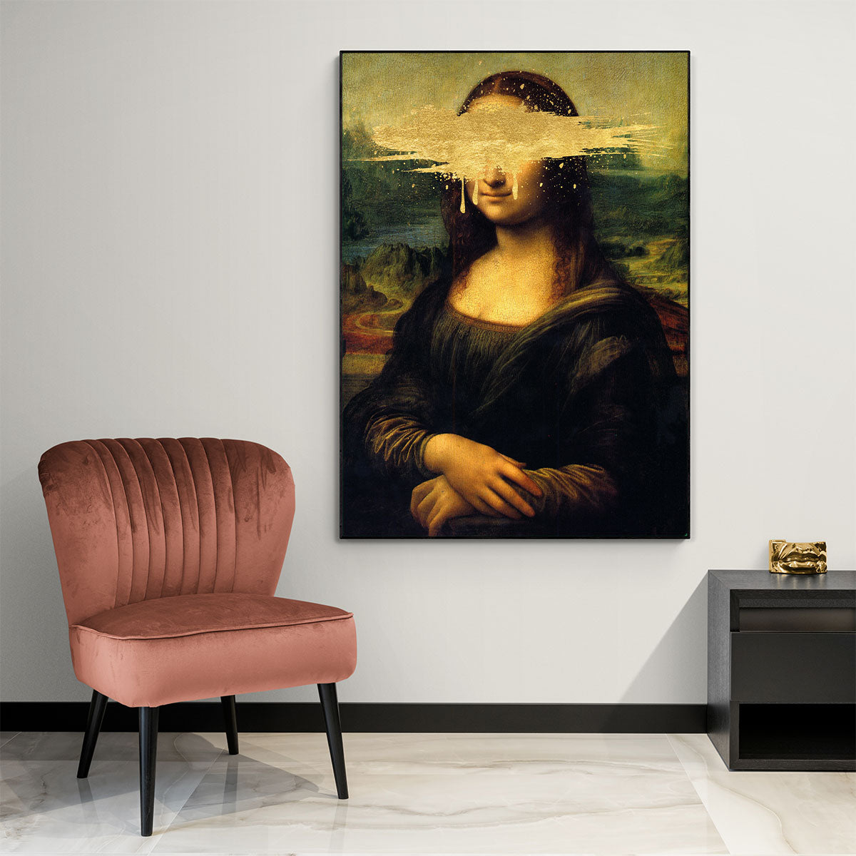 Mona Lisa Gold - Poster - Artistic Lab