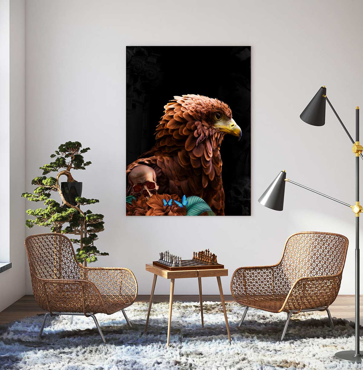 Roman Hawk - Poster - Artistic Lab