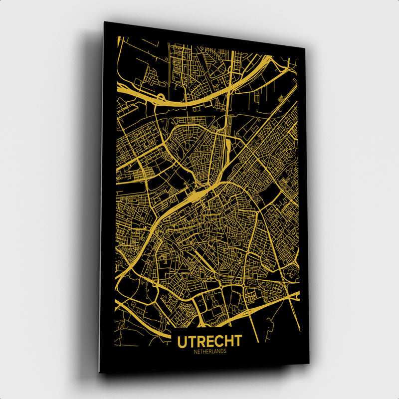 Utrecht Plattegrond - Poster - Artistic Lab